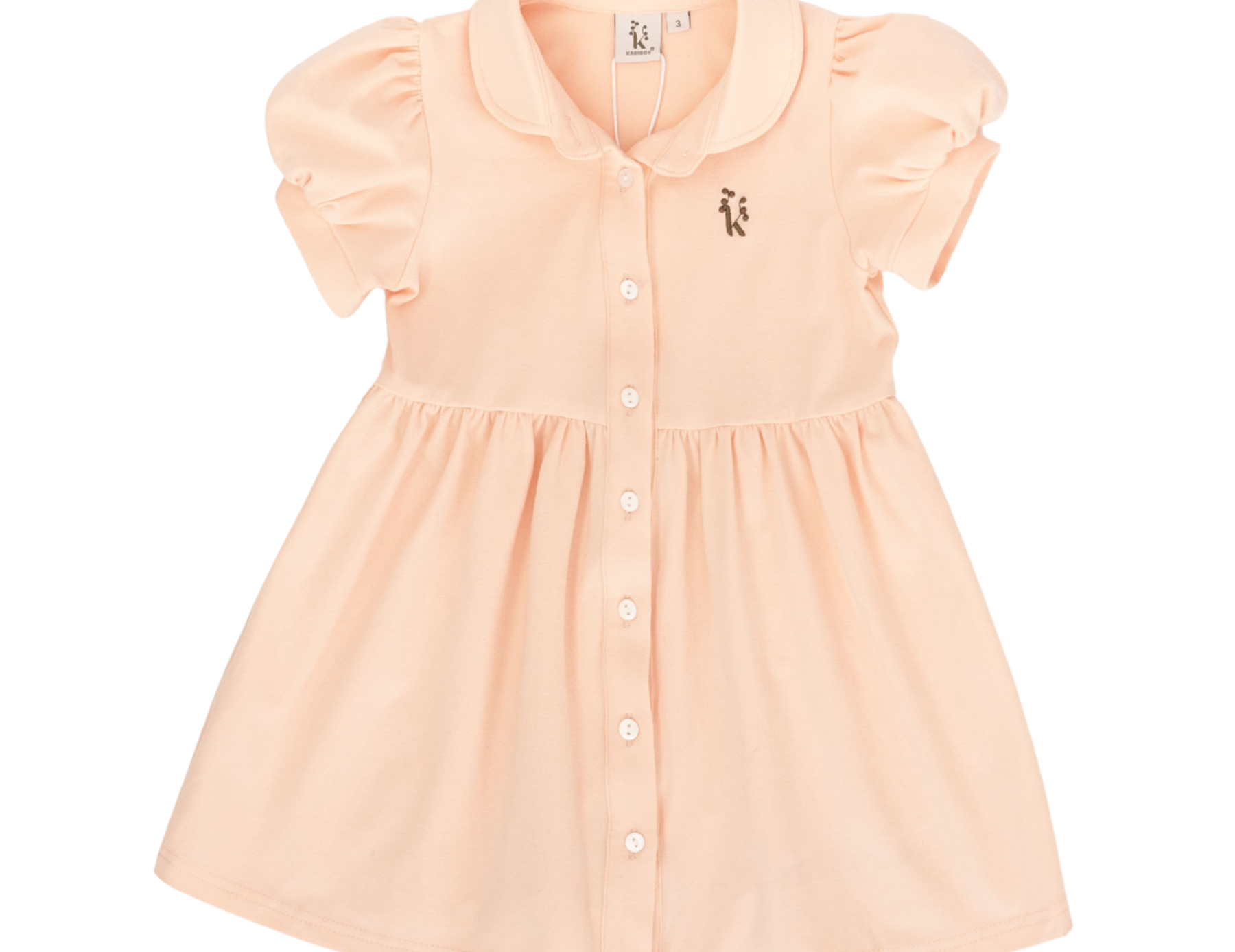 Rumi Everyday Dress - Peachy – Karibou Kids